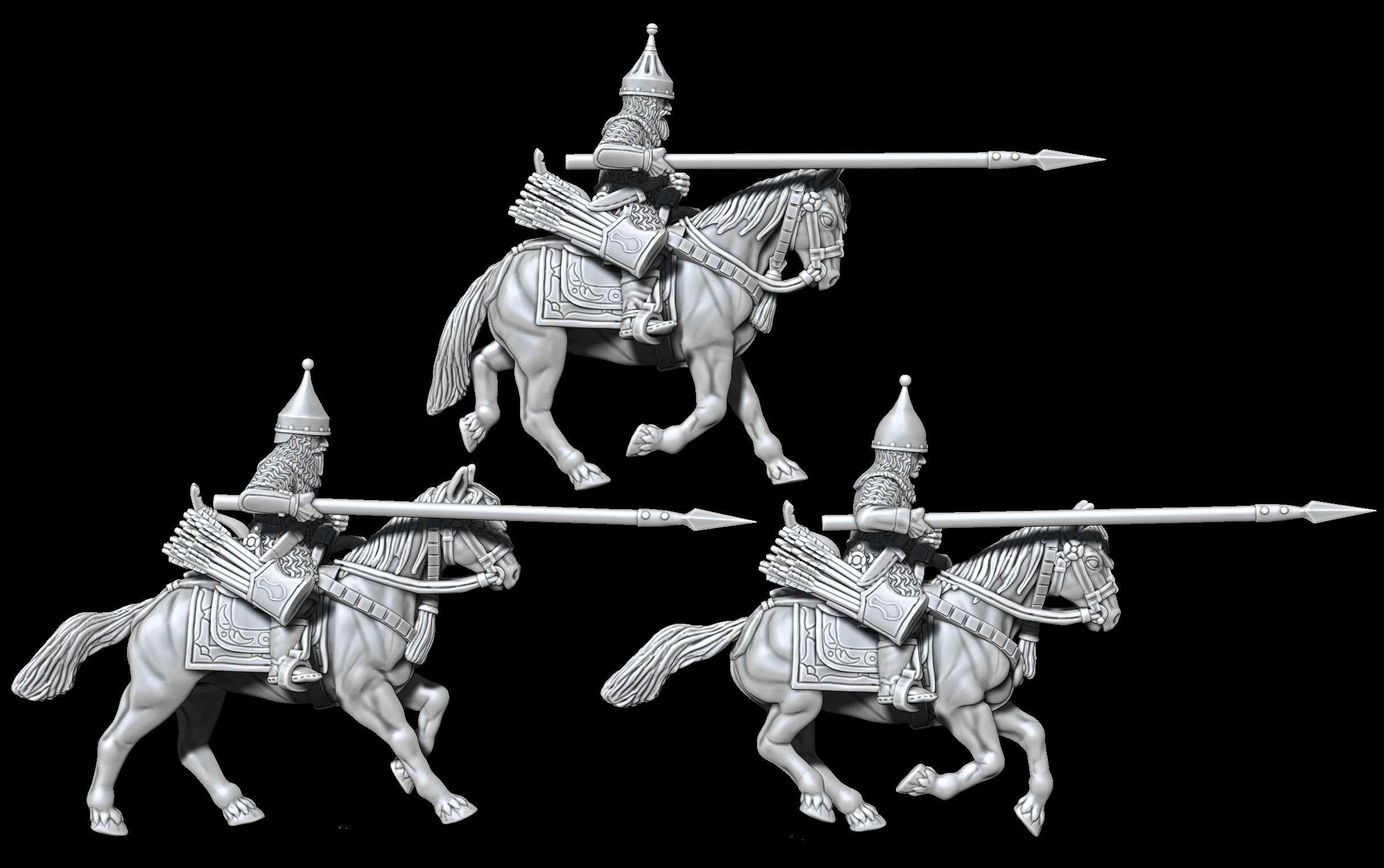 Russian Light Cavalry STLs - Wargames Delivered