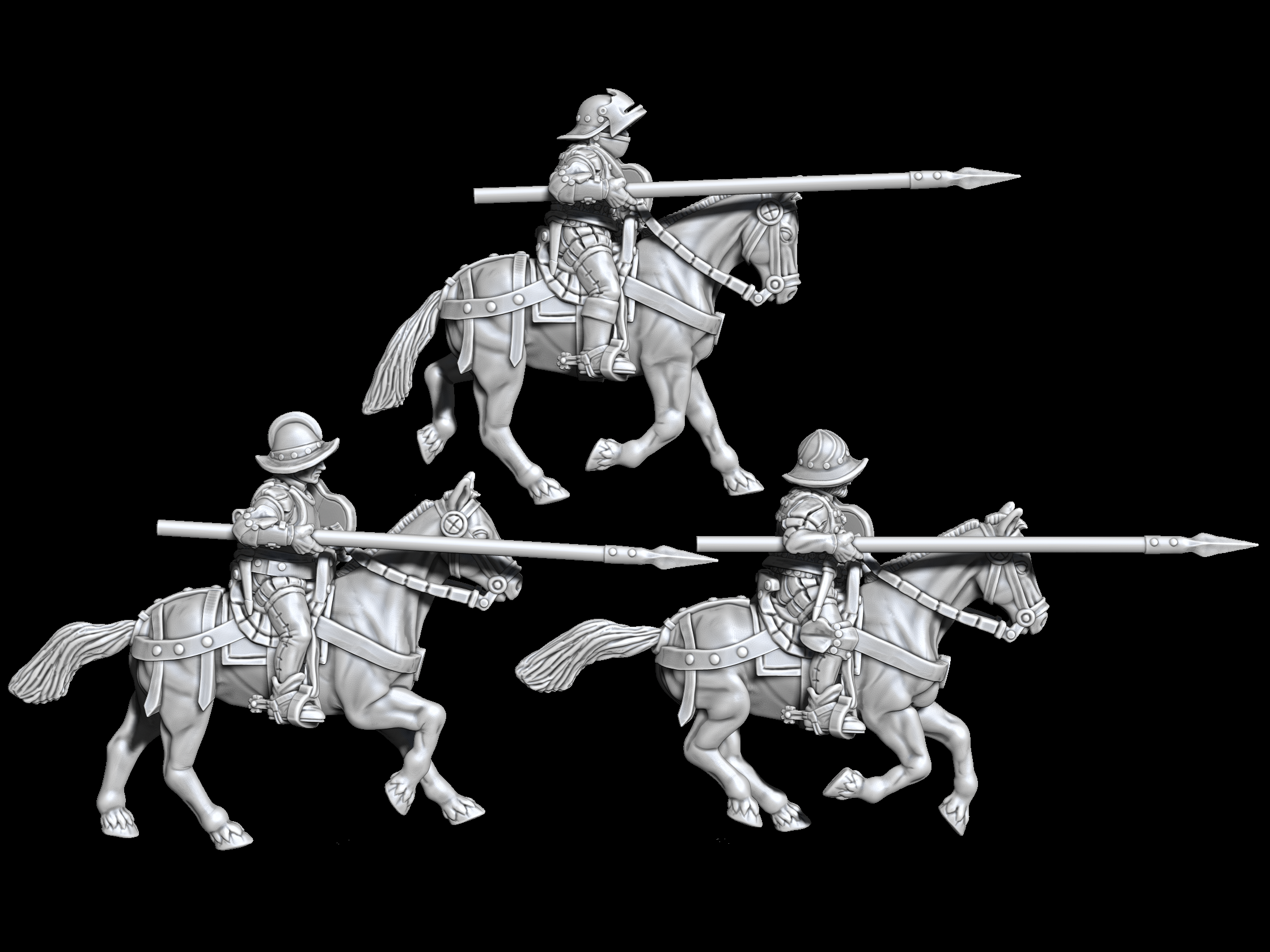 Spanish Jinetes STLs - Wargames Delivered