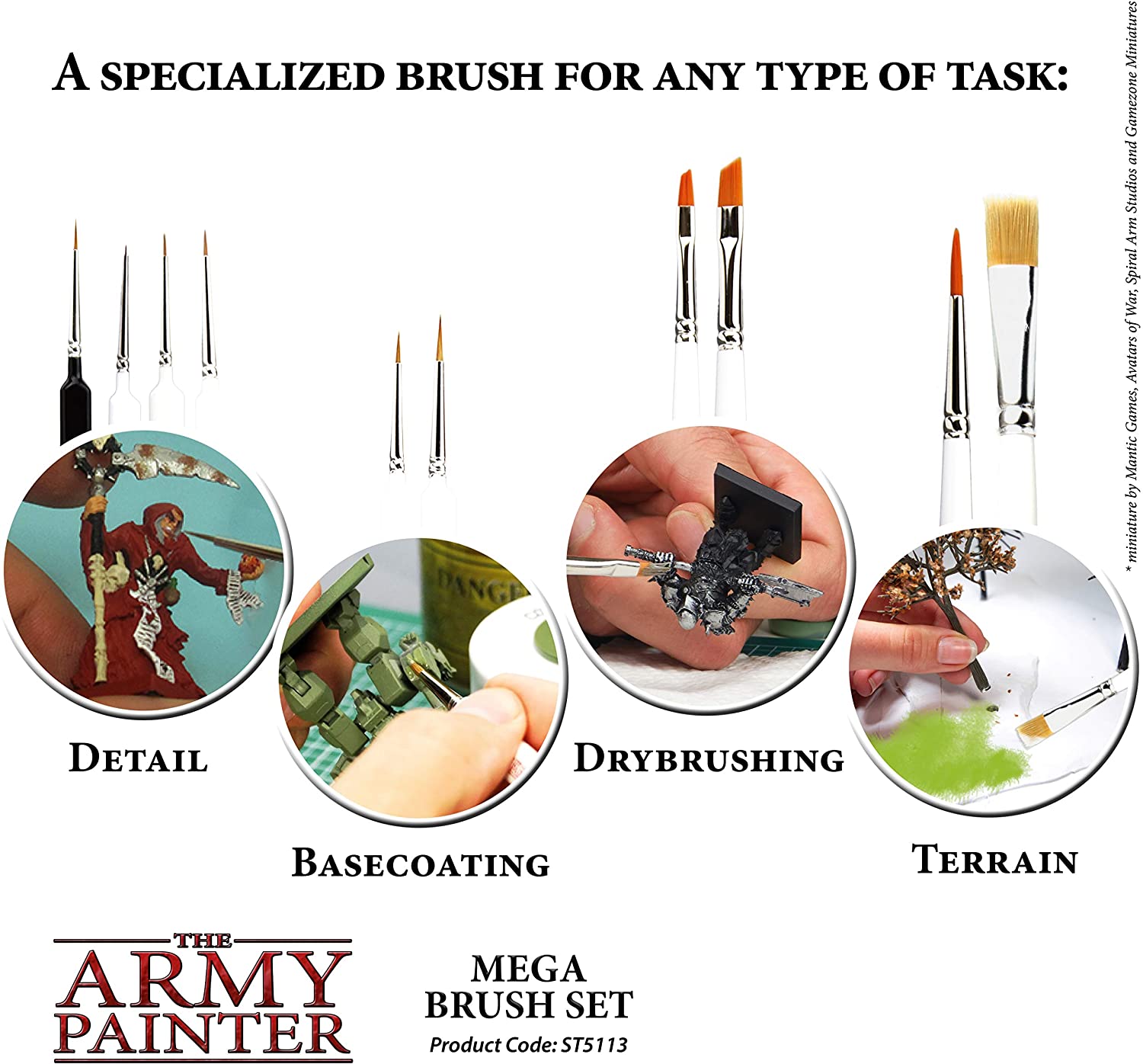Miniature Army Brushes and Brush Sets – Wargames Delivered