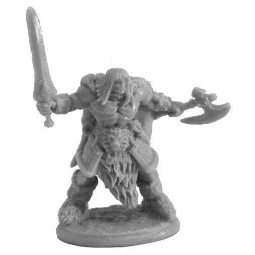 Reaper Bones: Ankoa, Barbarian Hero - Reaper Miniatures